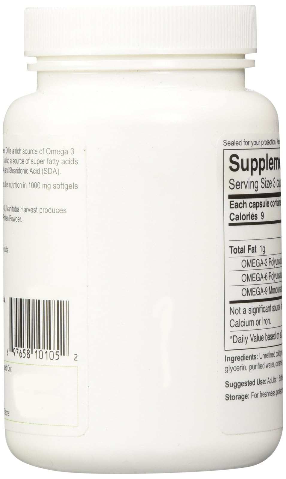 Omega 3-6-9 hemp oil capsules