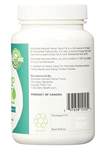 Omega 3-6-9 hemp oil capsules
