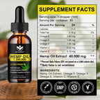 Omega 3-6-9 hemp oil nutrition
