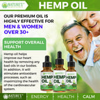 Omega 3-6-9 hemp oil supplement