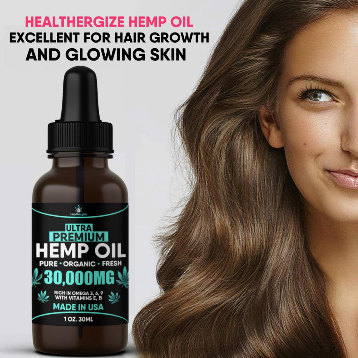 Omega 3-6-9 hemp oil supplement