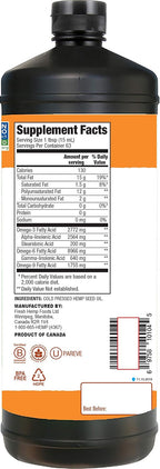 Omega 3-6-9 hemp seed oil