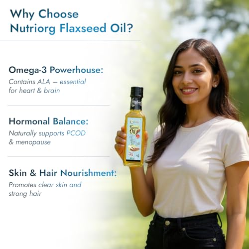 Omega 3-6-9 rich flaxseed oil