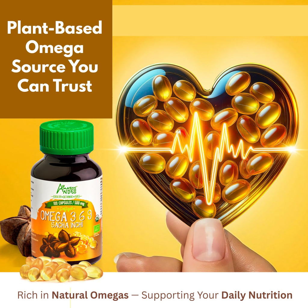 Omega 3-6-9 Sacha Inchi Oil for heart health