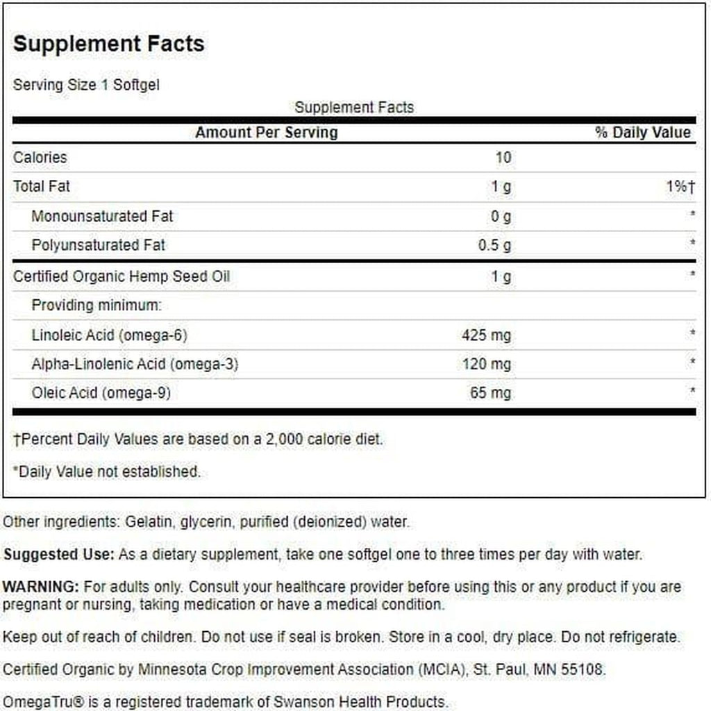 Omega 3-6-9 softgels for health