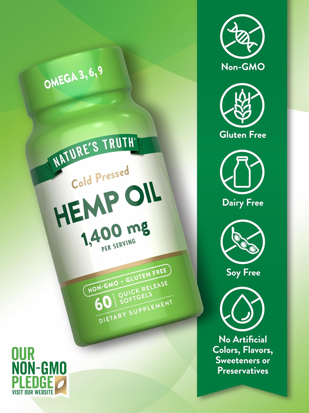 omega 3-6-9 softgels for wellness