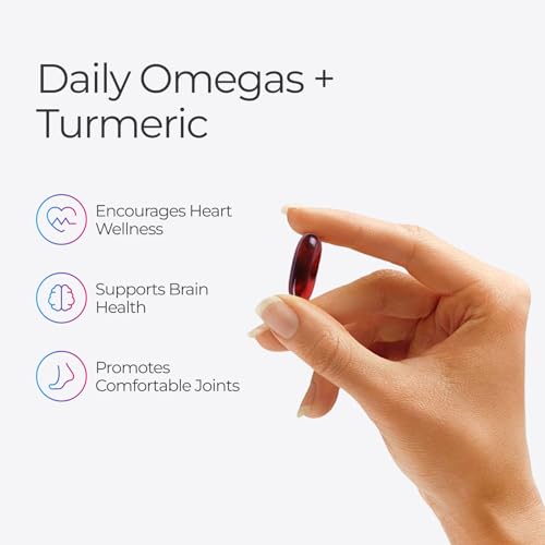 Omega 3-6-9 softgels with turmeric