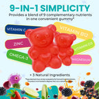 Omega-3 and elderberry gummies