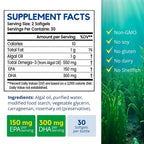 Omega-3 capsules for brain support