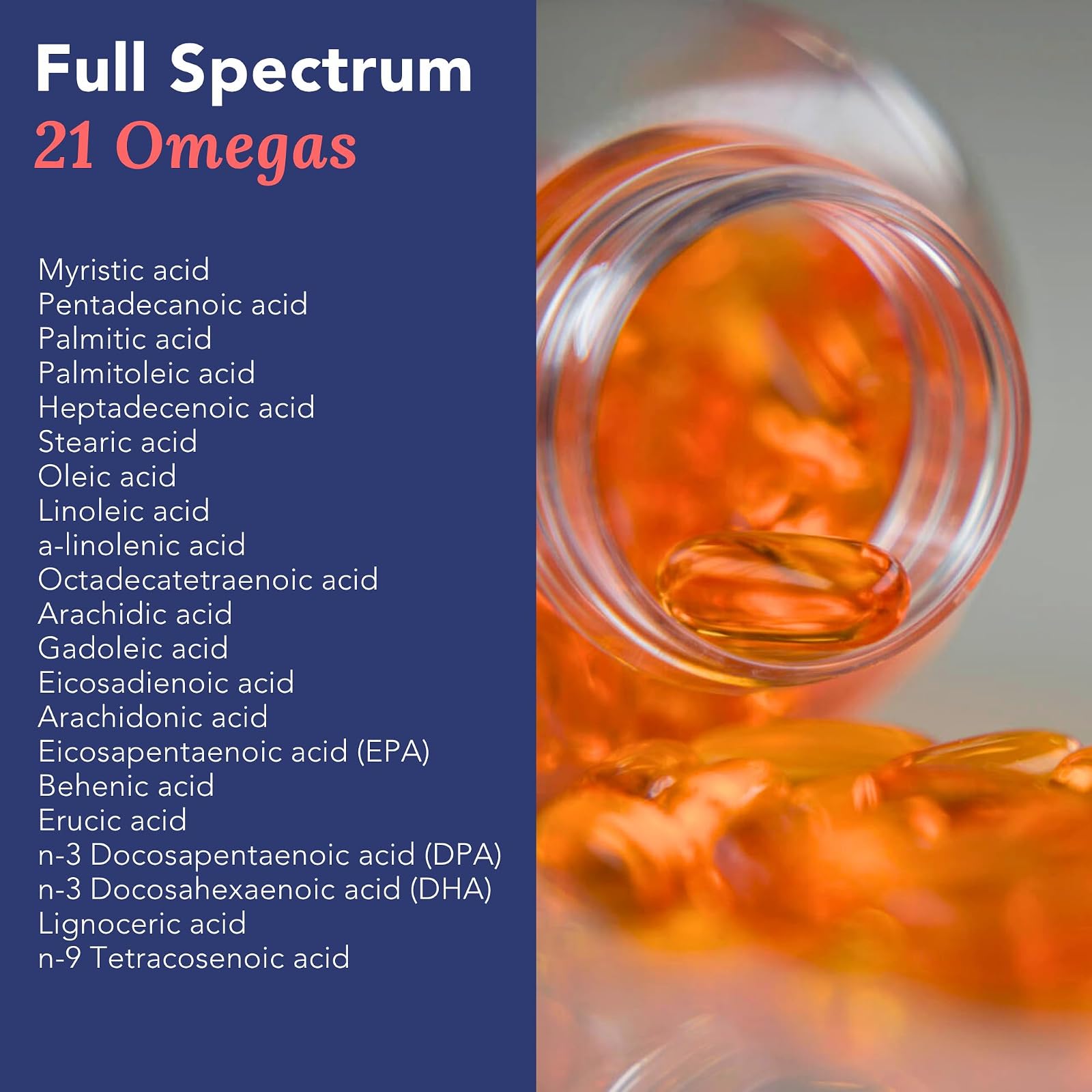 Omega 3 capsules for joint support