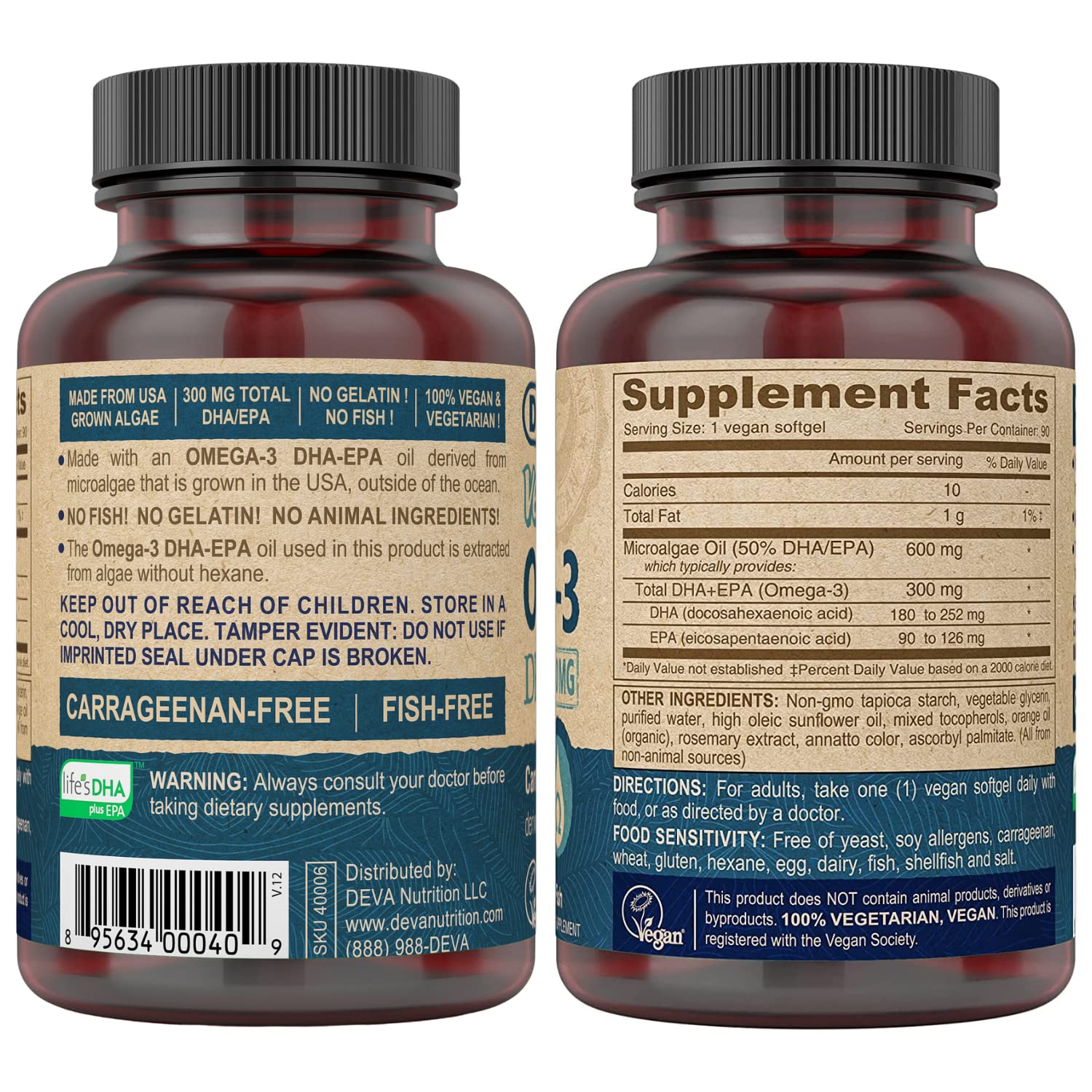 omega 3 DHA EPA supplement