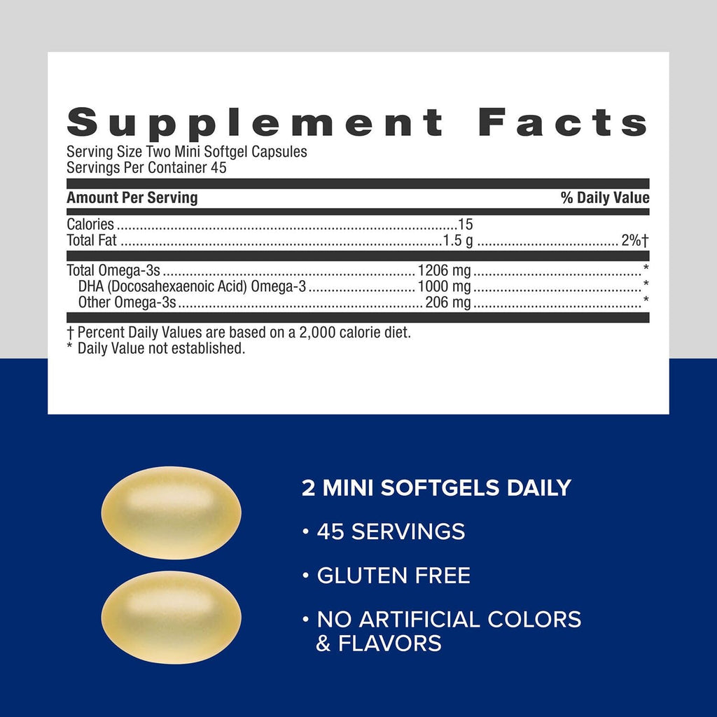 omega-3 DHA for overall wellness