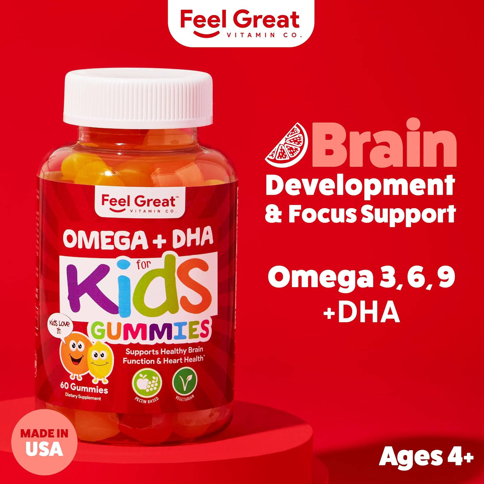 Omega 3 DHA gummies for children