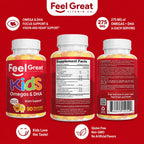 Omega 3 DHA kids gummies for better focus