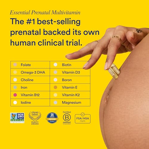 Omega-3 DHA prenatal multivitamins for health