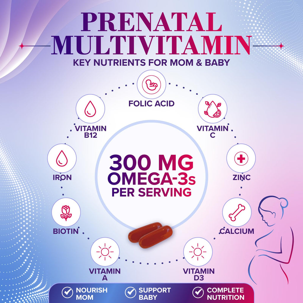 Omega 3 DHA softgels for pregnancy