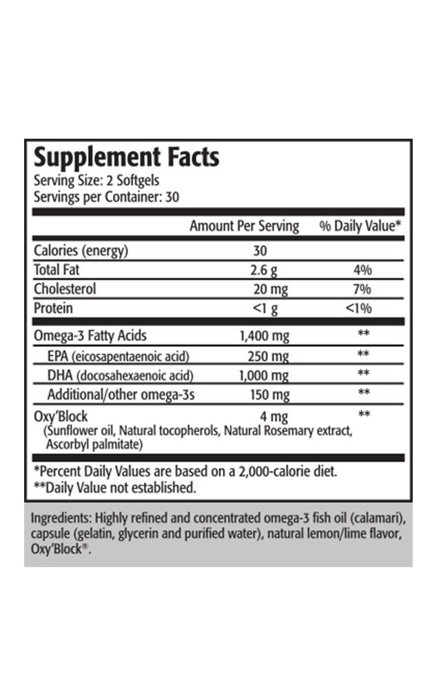 Omega-3 DHA support for brain function