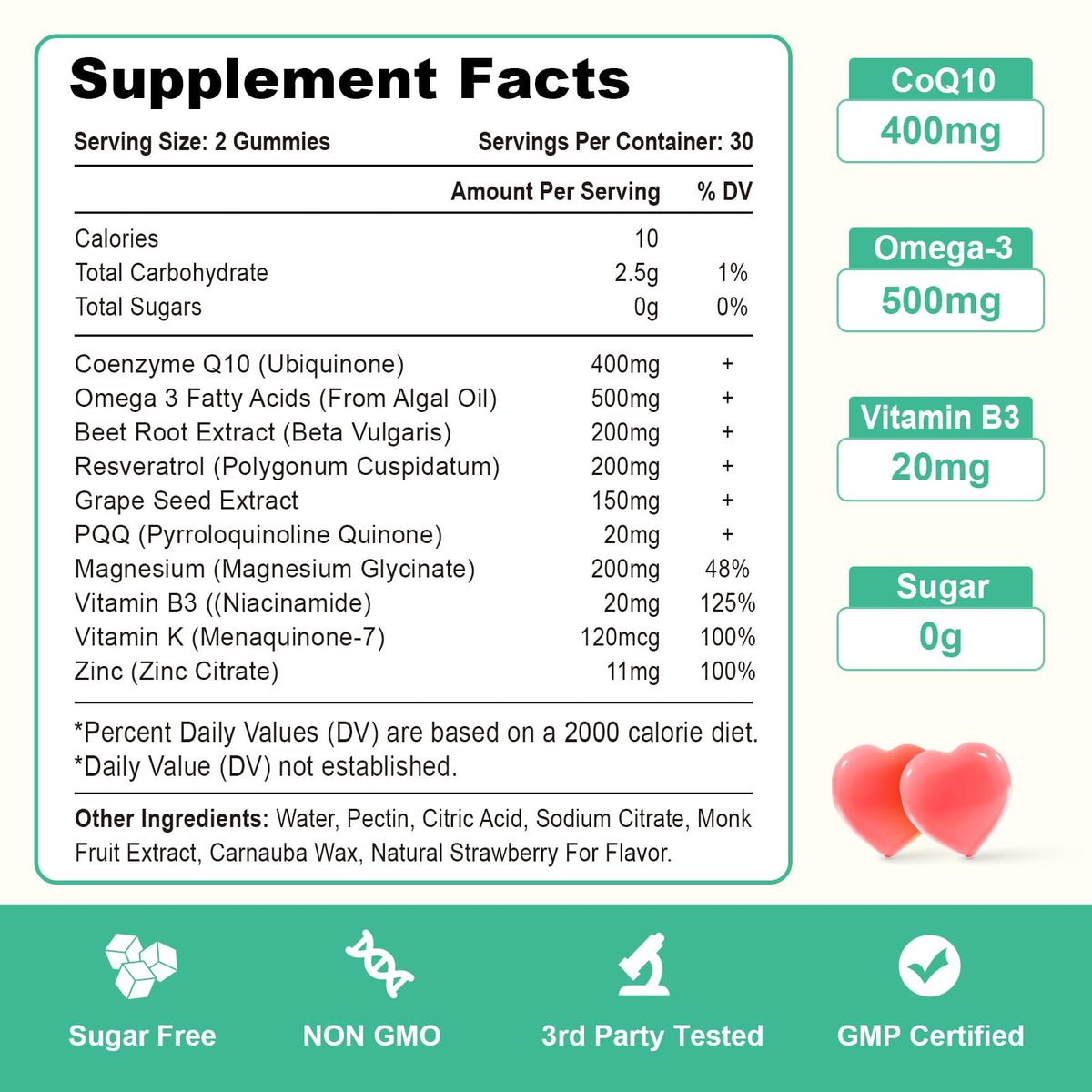 omega-3 enriched coq10 supplements