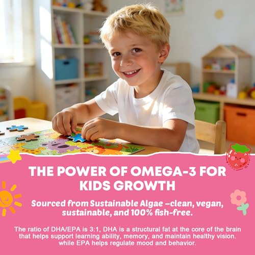 Omega-3 enriched kids vitamin supplement