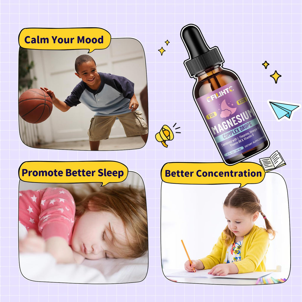 Omega-3 enriched magnesium supplement for kids