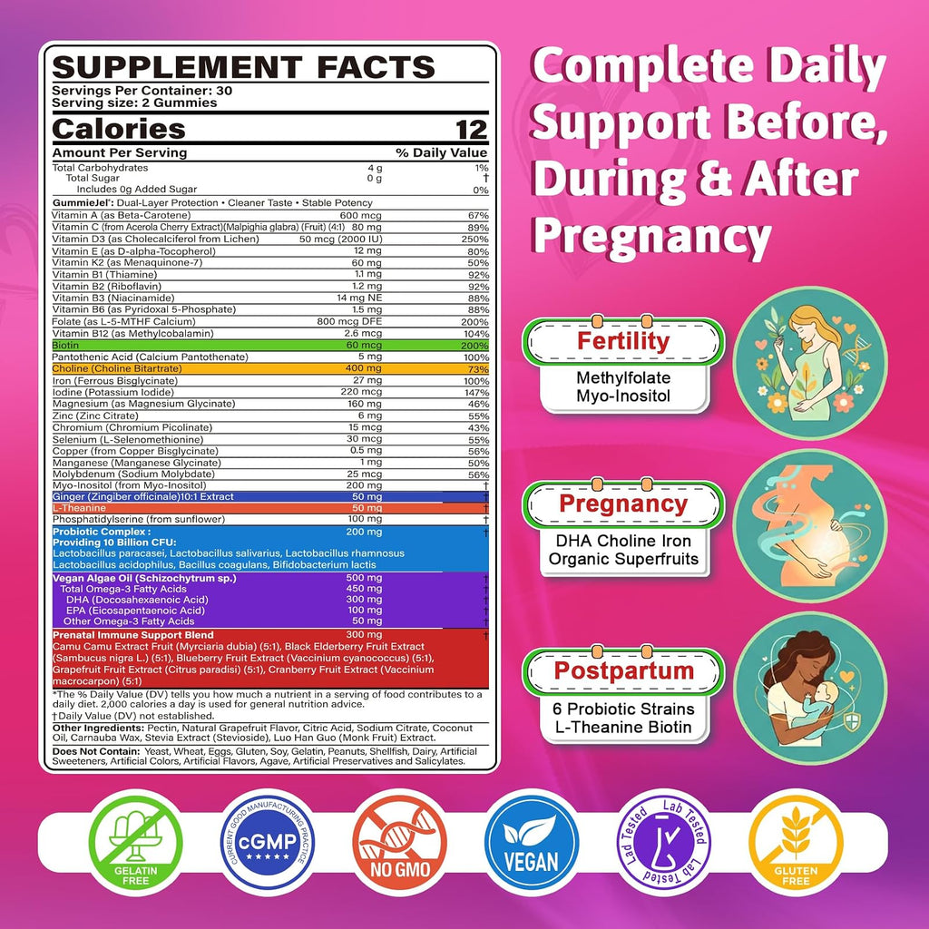 omega-3 enriched prenatal vitamins