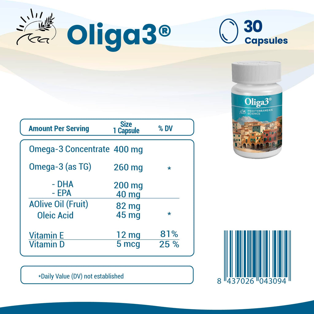 Omega-3 EPA DHA for healthy lifestyle