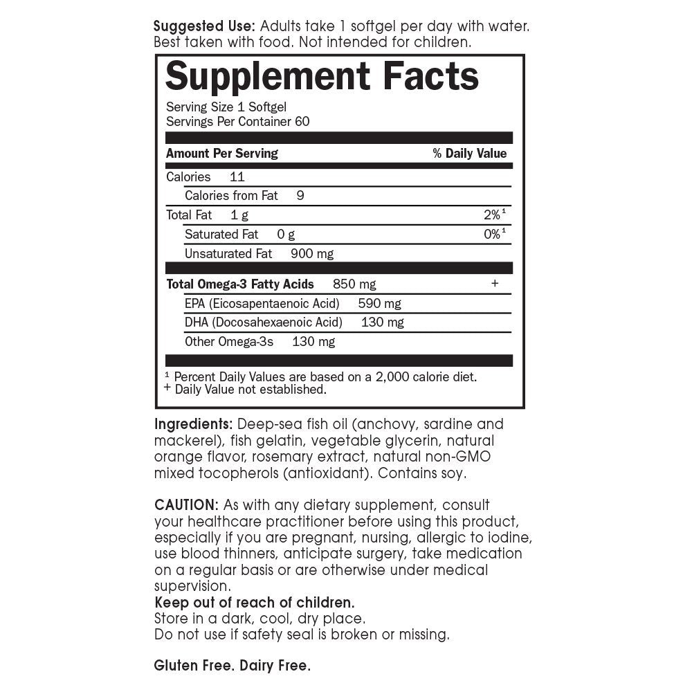 omega 3 fish oil for heart health