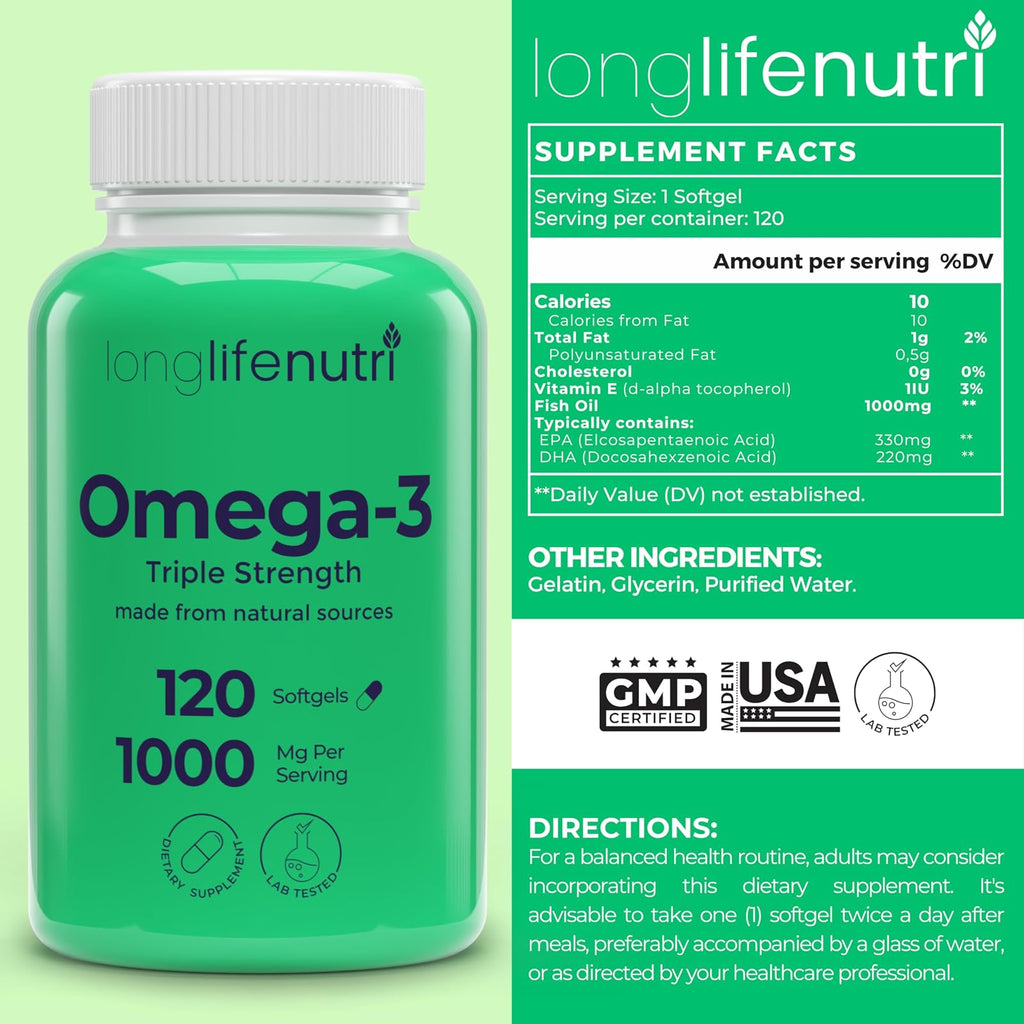 omega 3 fish oil for heart health