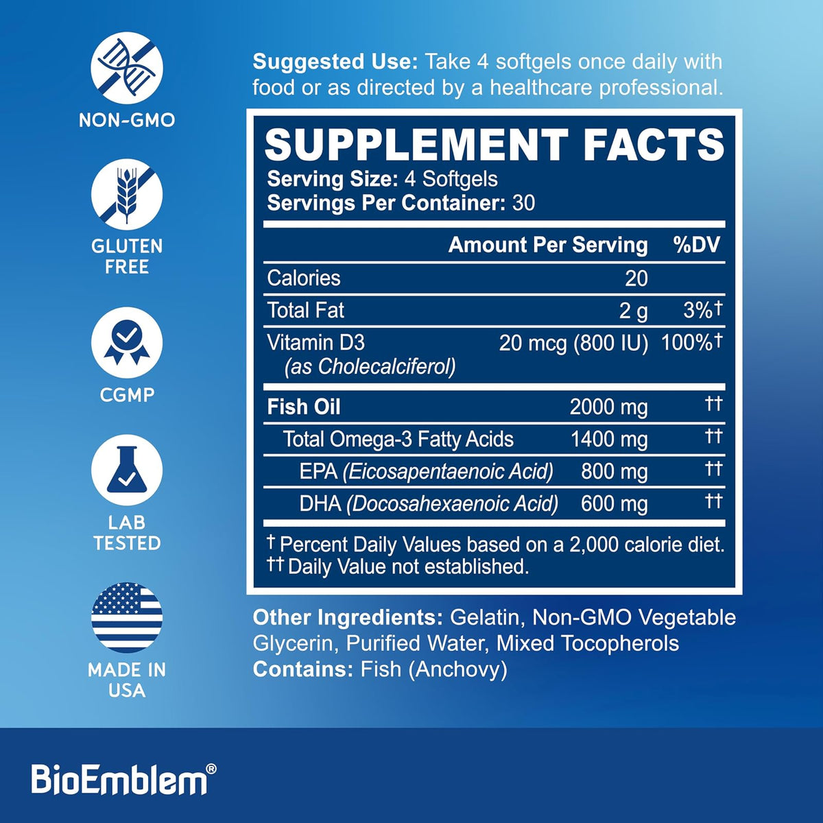 Omega-3 fish oil for heart health