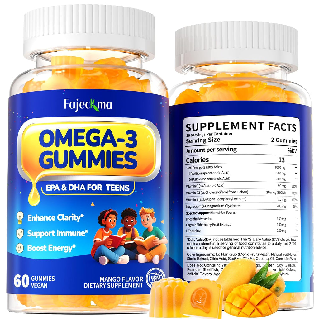 Omega-3 fish oil gummies for kids