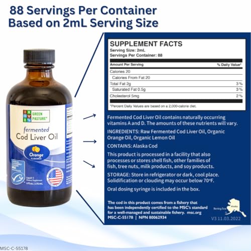 Omega 3 fish oil liquid supplement