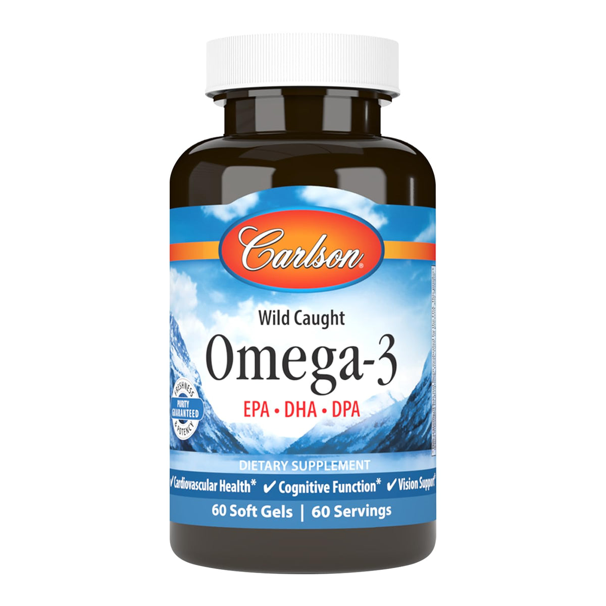 Omega-3 fish oil soft gels