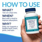omega 3 fish oil softgels easy to swallow