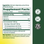 Omega 3 fish oil softgels for adults