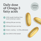 Omega 3 fish oil softgels