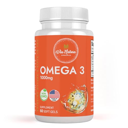 Omega 3 fish oil softgels