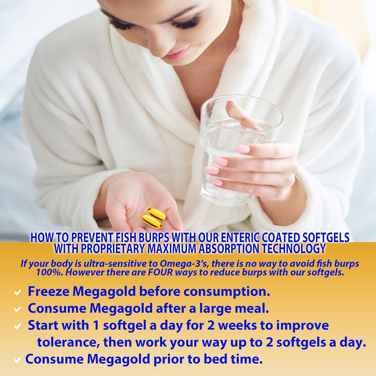 omega 3 fish oil softgels