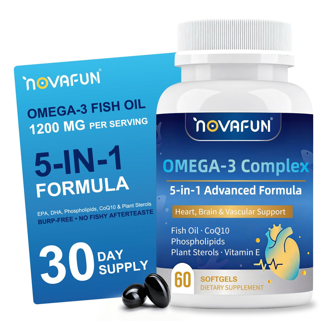 Omega 3 fish oil softgels
