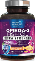 Omega 3 fish oil softgels