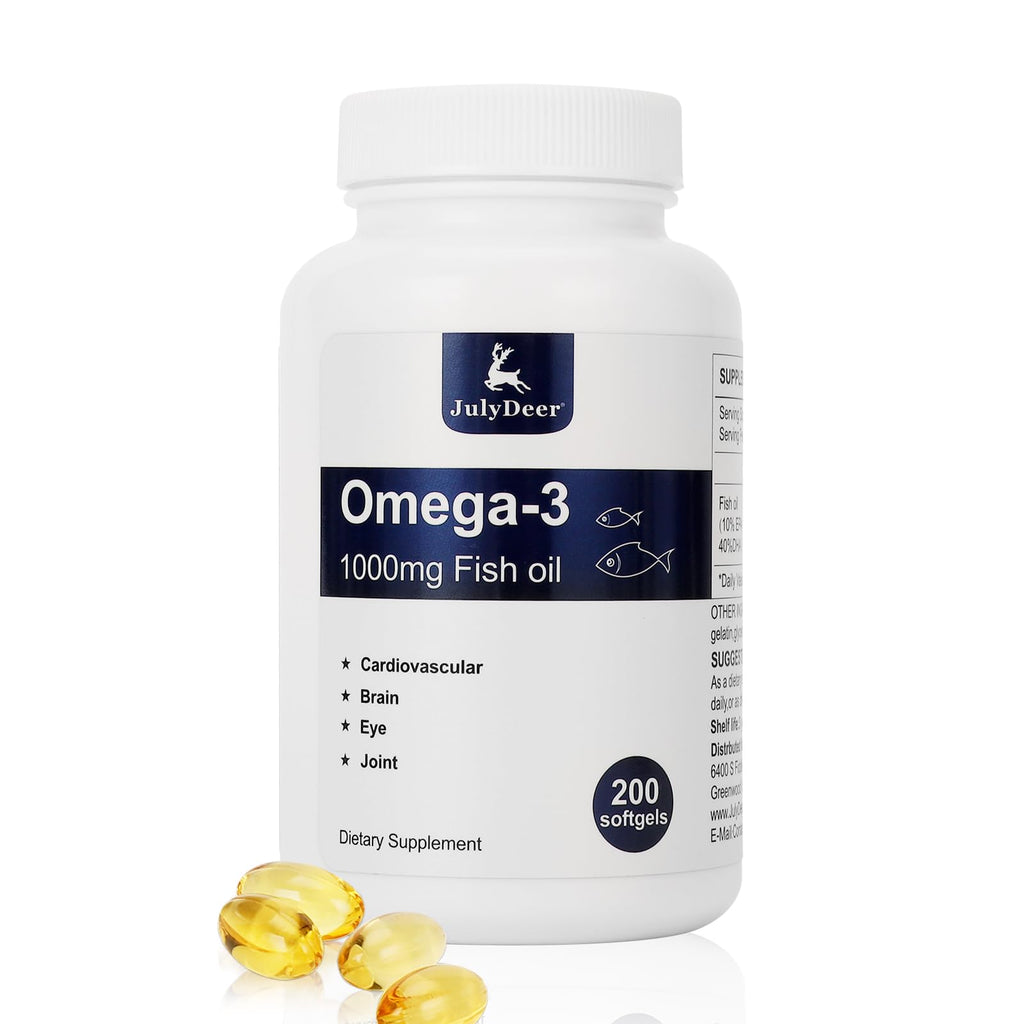 Omega 3 fish oil softgels