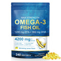 Omega 3 fish oil softgels