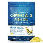 Omega 3 fish oil softgels