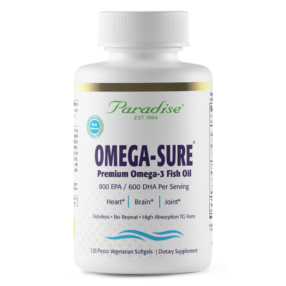 Omega-3 fish oil vegetarian softgels