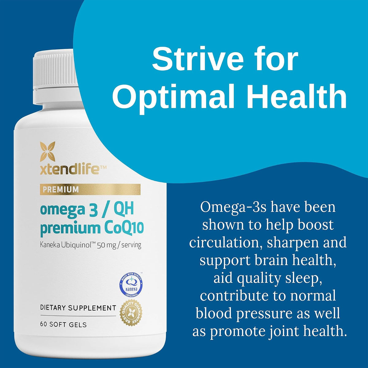 Omega-3 fish oil with coq10 benefits