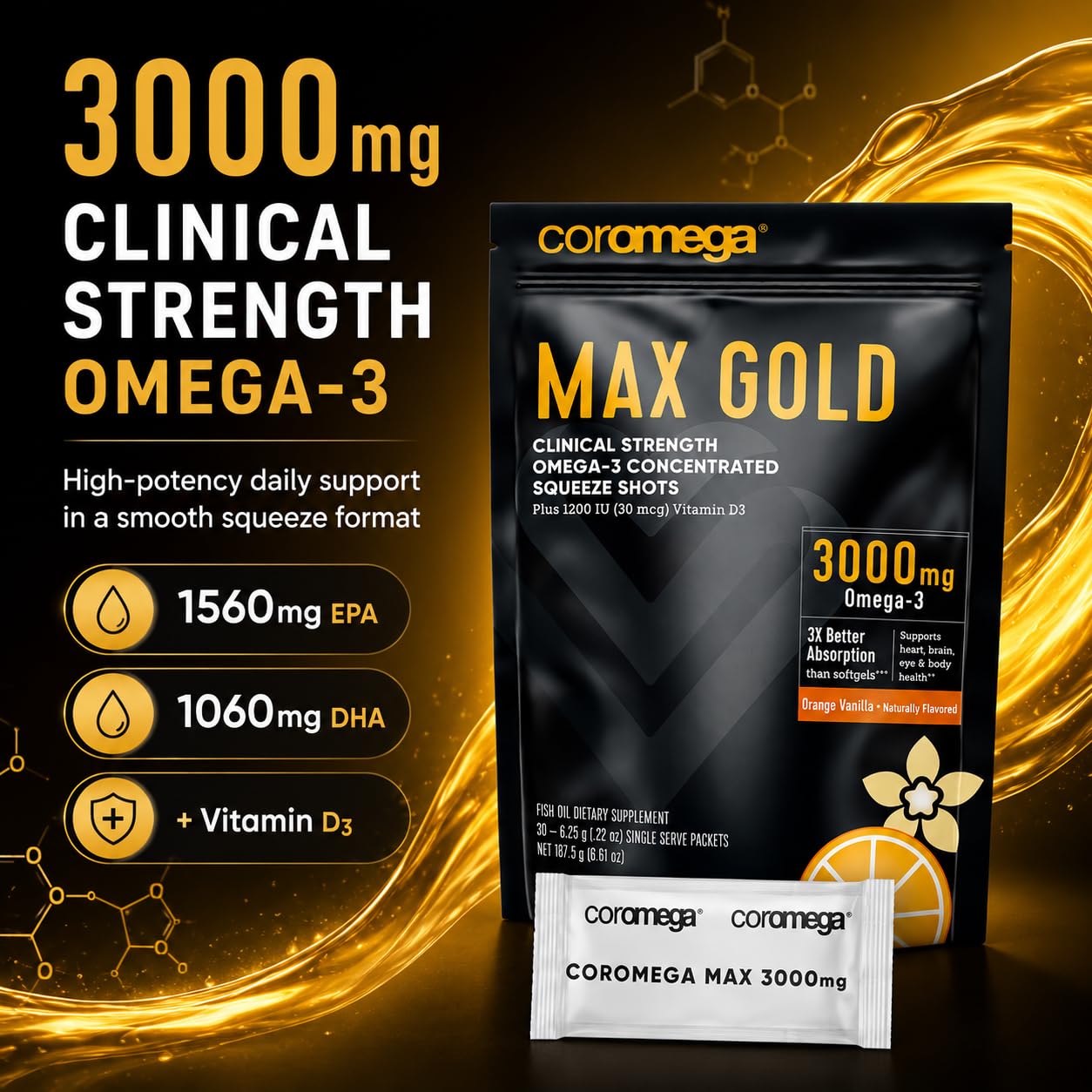 Omega 3 fish oil with vitamin D
