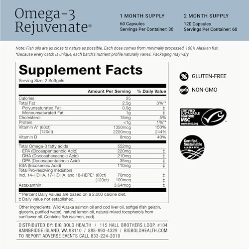 Omega-3 for brain function support