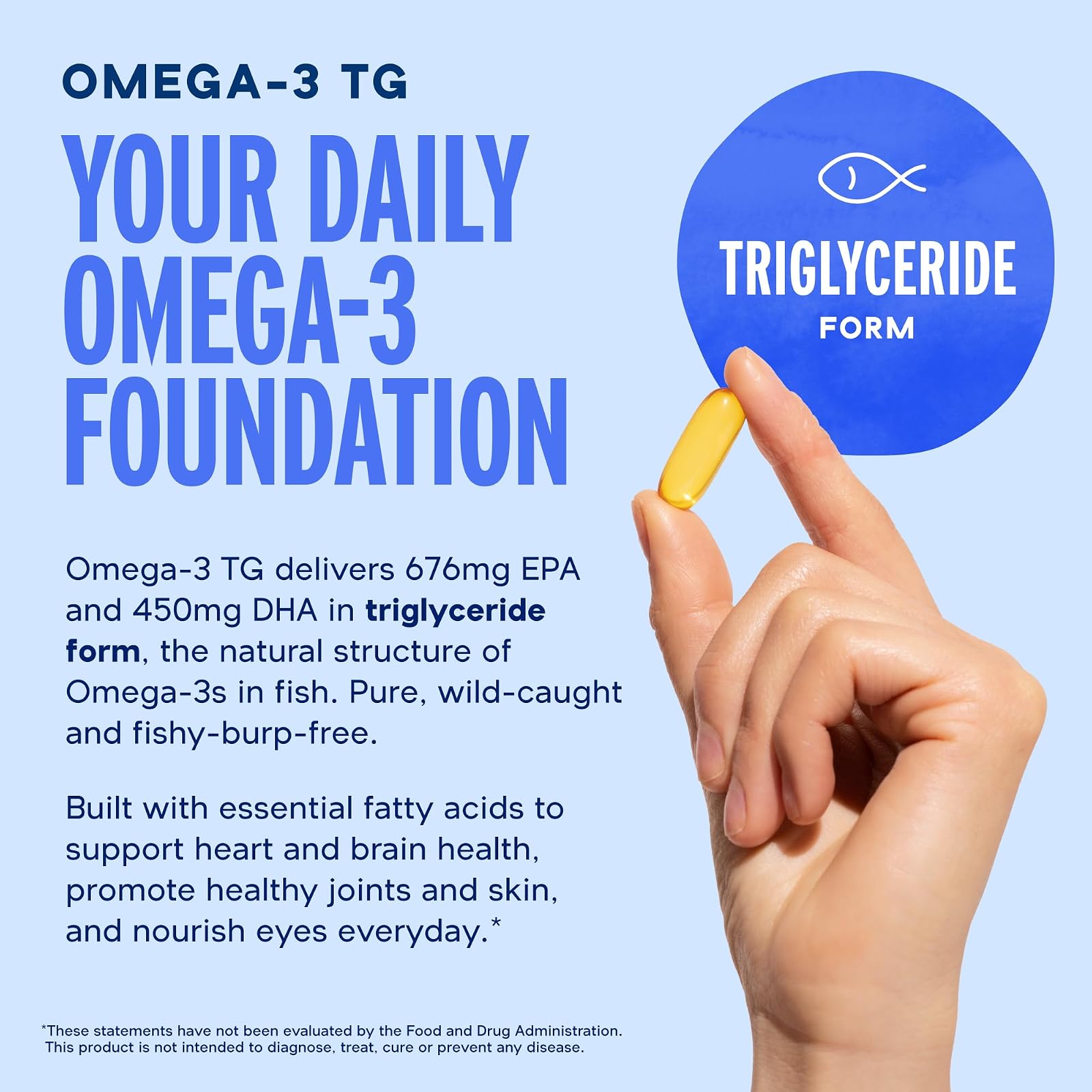 Omega-3 for heart health support