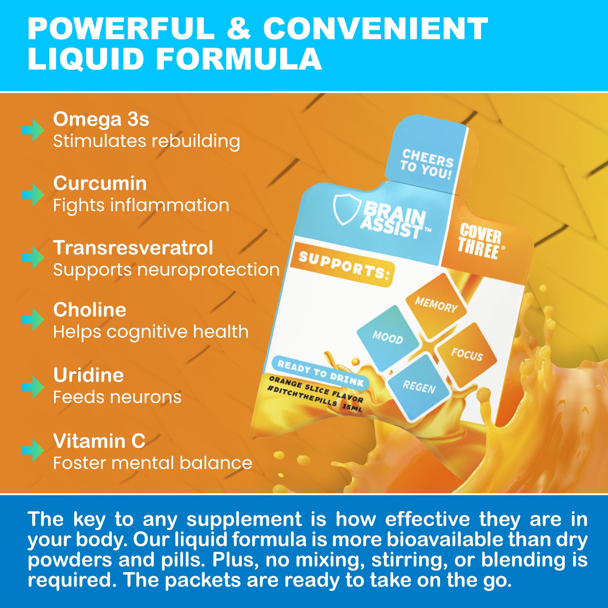omega-3 for improved focus