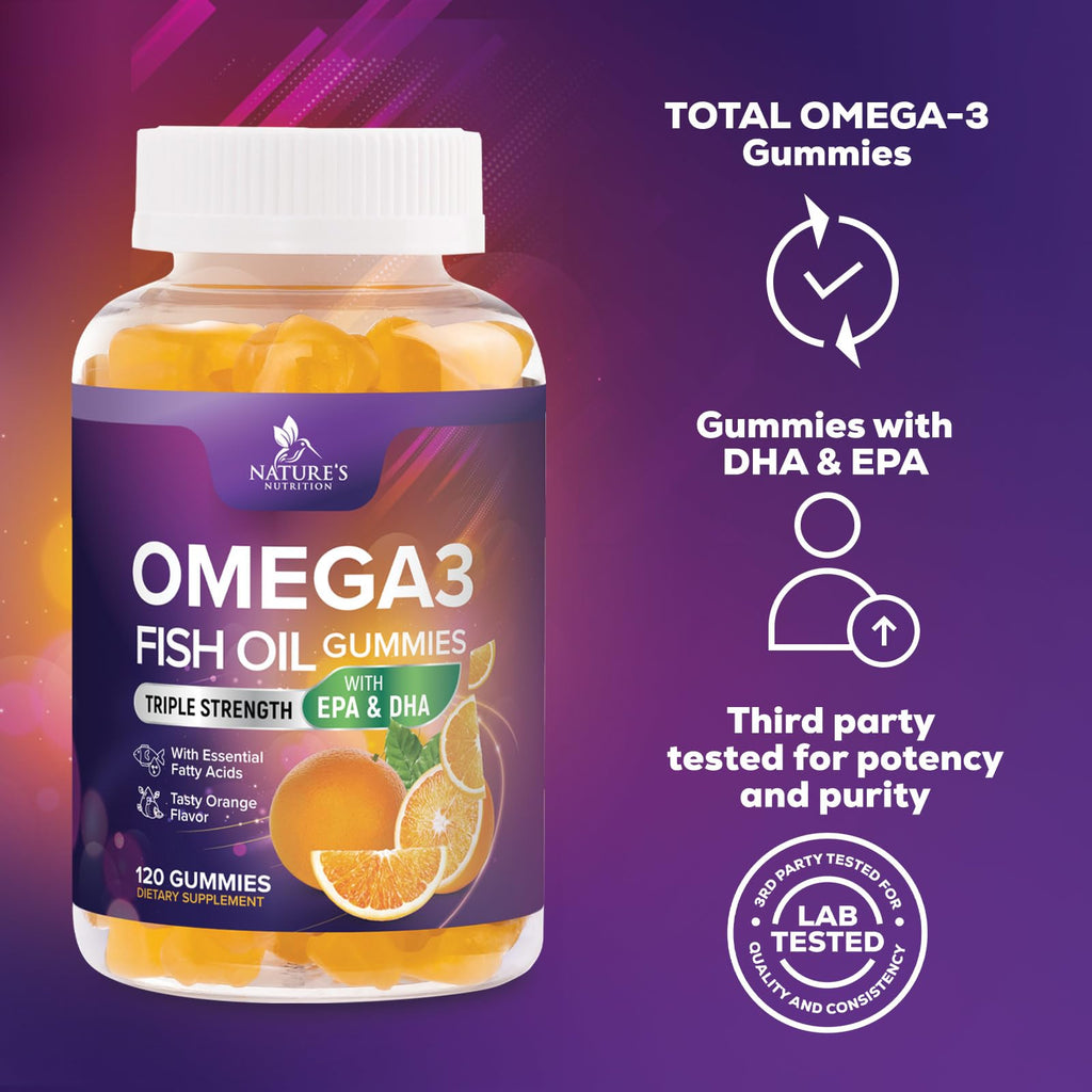 Omega 3 gummies for brain function