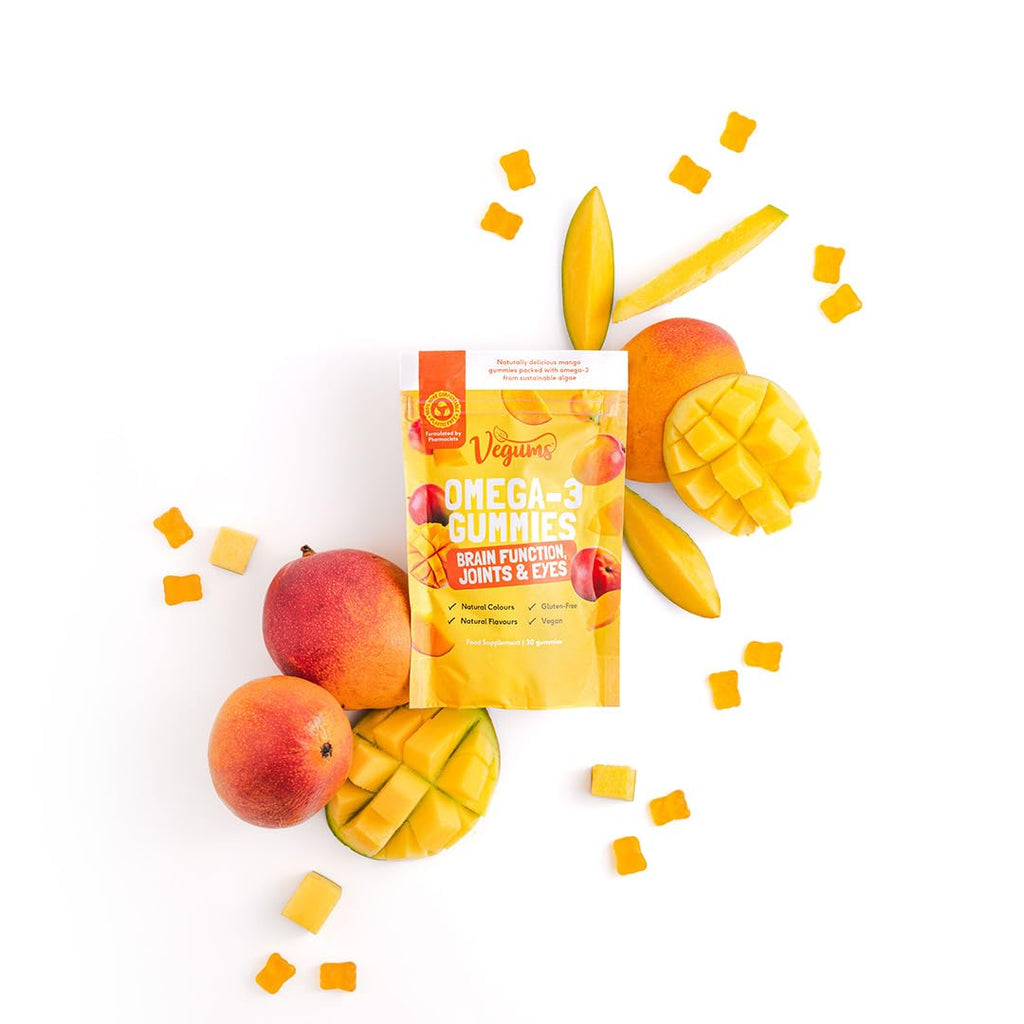 Omega-3 gummies for healthy brain function